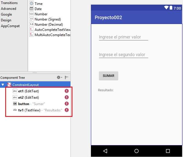 Capturar el clic de un botón